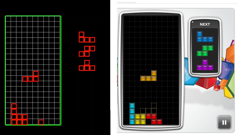 Detect Tetris Board And Tetrominoes Python Plays Tetris P 3 Pysource